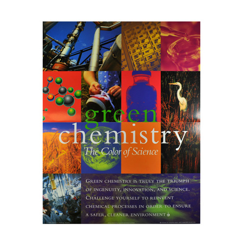 Green Chemistry:The Color of Science Poster | ACS Store